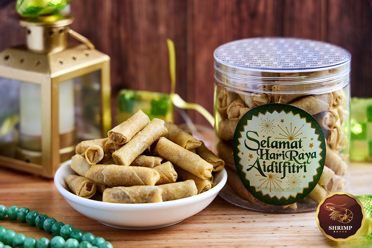 Kerepek Popia Udang / Cocktail Prawn Floss Rolls (150g) – edibee.co