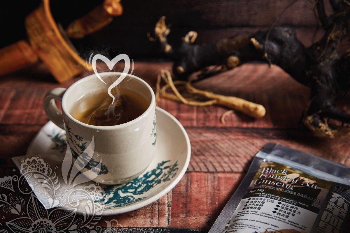 Black Tongkat Ali Ginseng Tea - 10s (30g) – edibee.co